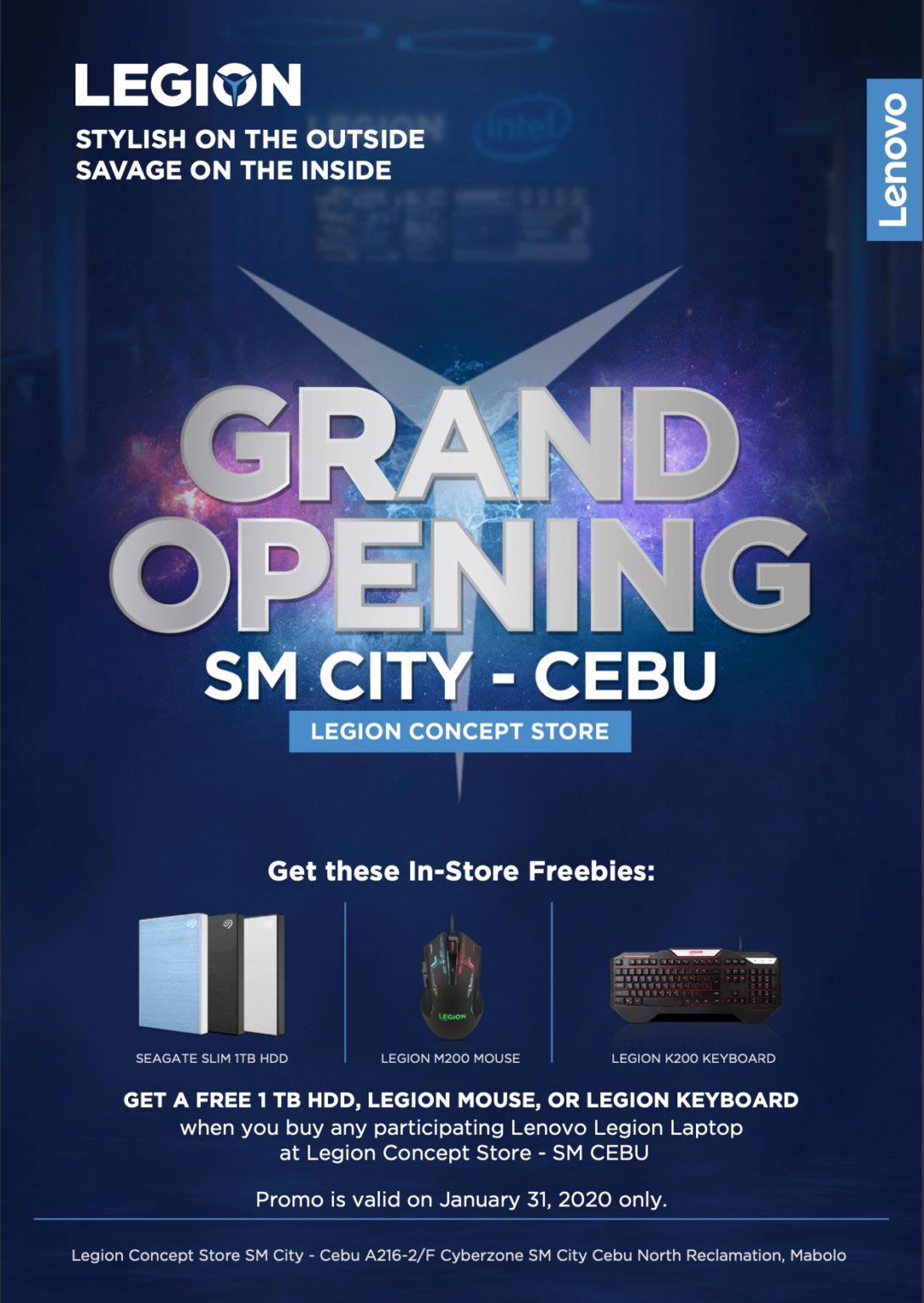 Legion Store is NOW OPEN in SM City Cebu! – Utterly Techie